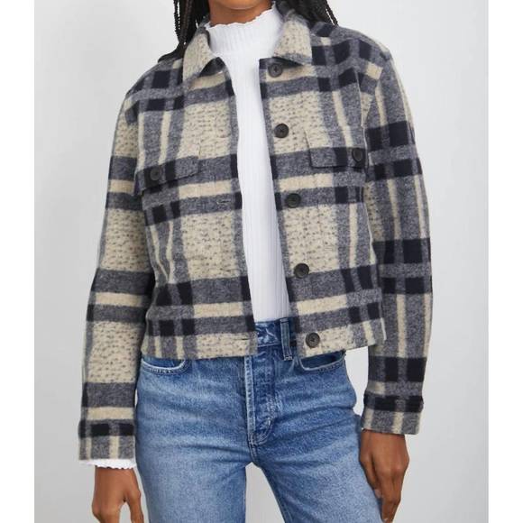 Rails | Jackets & Coats | New Rails Steffi Jacket In Tan Pacific Check ...
